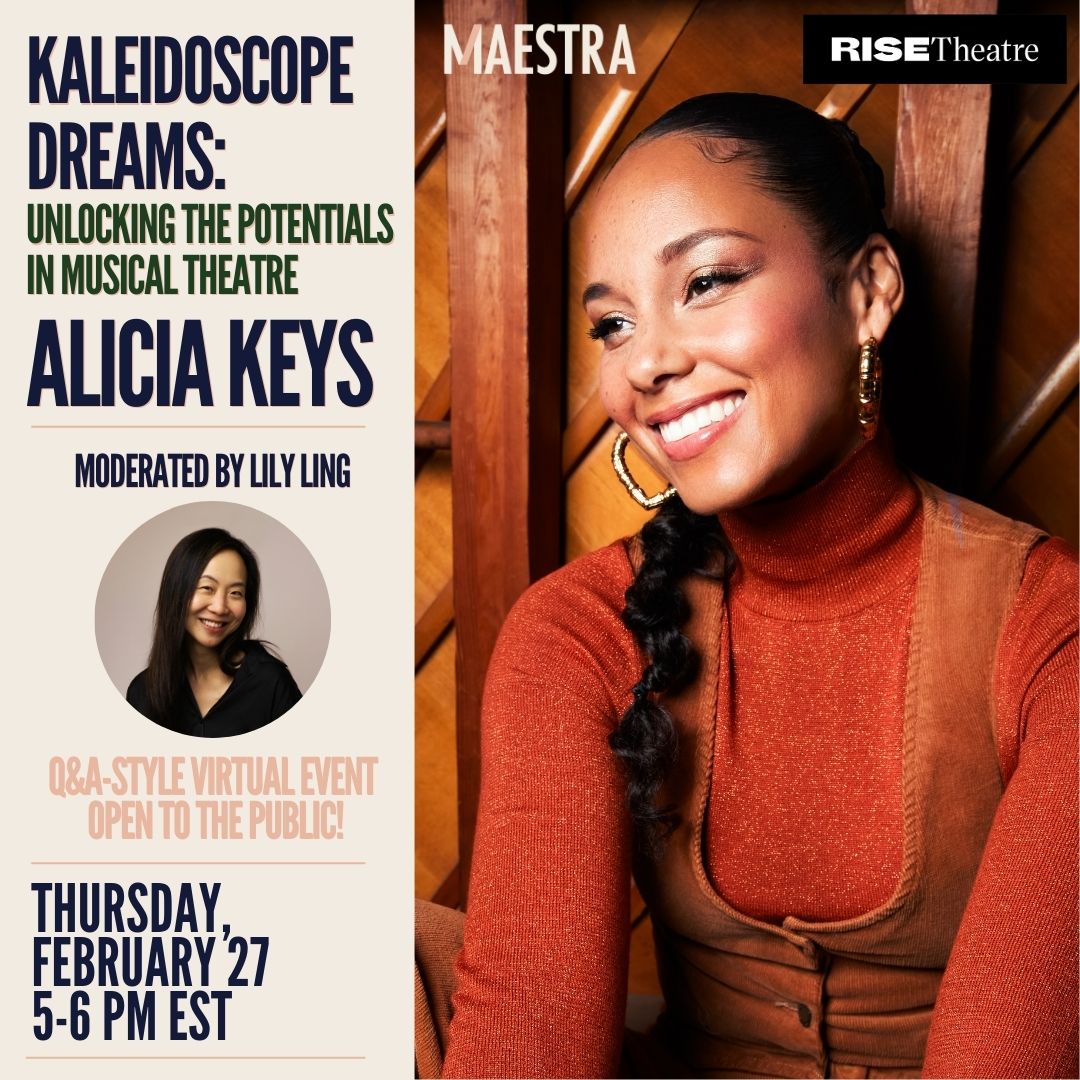 ALICIA KEYS JOINS MAESTRA MUSIC AND RISE THEATRE FOR AN EXCLUSIVE ZOOM CONVERSATION WITH LILY ...